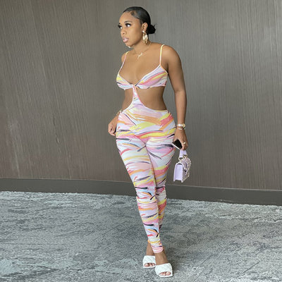 2021 New Style Seamless Butt Lift Yoga Set Sexy Sling One-piece sportswear for Women Gym wear Fitness clothes yoga set