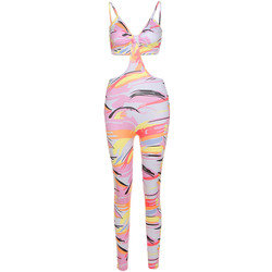 2021 New Style Seamless Butt Lift Yoga Set Sexy Sling One-piece sportswear for Women Gym wear Fitness clothes yoga set