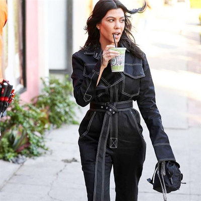 Hot style 2019 aliexpress winter hot new women's clothing slimming slim fashion denim jumpsuits