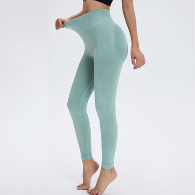 Hot selling New high waist fitness pants tight butt lift running sports skin-friendly yoga pants women's trousers