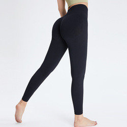 Hot selling New high waist fitness pants tight butt lift running sports skin-friendly yoga pants women's trousers