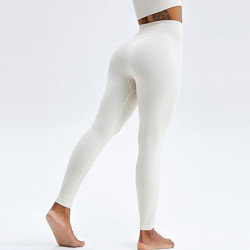New custom yoga pants women seamless high waist peach hip lift tight solid color fitness pants summer trousers women