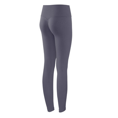 Women high waist yoga pants tight seamless hip lift fitness pants breathable sports trousers in stock
