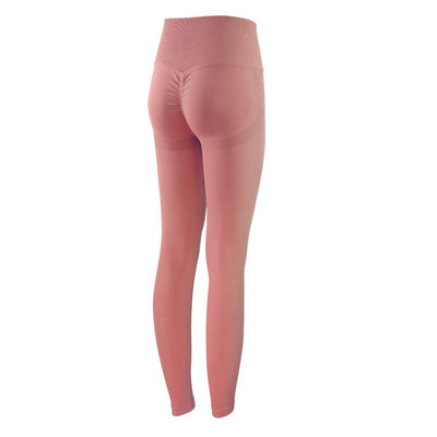 Wholesale Custom high elastic yoga pants women high waist peach nude beauty sports fitness trousers