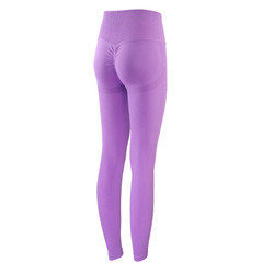 Wholesale Custom high elastic yoga pants women high waist peach nude beauty sports fitness trousers