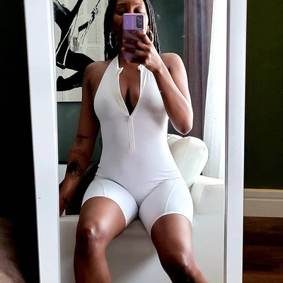 2022 spring women new sexy backless gym wear high waist sleeveless slim sports jumpsuit in stock