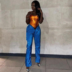 Wholesale Custom Women Sexy Low Waist Slim Fit Solid Color Street Straight Casual Trousers Ladies Fitness Outdoor Sports Pants
