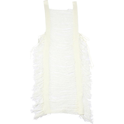 Wholesale Custom Women Sexy Hollow out Sling Knitted Solid Color High Waist Ladies Fitness clothes Outdoor casual tassel Dress