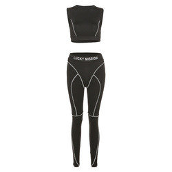 Custom logo Women Gym wear Fitness clothes ladies solid color Sportswear Bra And yoga pant ladies two pieces yoga set