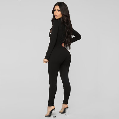 Top-rankingOne-Piece Yoga Set Women Sexy Stitching Zipper Jumpsuits Yoga Pants Fitness Workout Sport wear Running Leggings