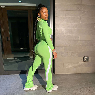 Custom fitness clothing women gym long sleeve yoga set running leggings sports sets