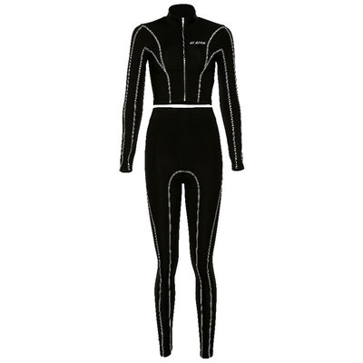High Quality Quick Dry Sportswear Women Long Sleeve Yoga Fitness Set Women Authentic Sportswear