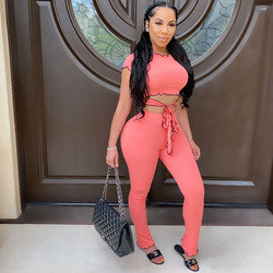 Women Sports short sleeve sportswear Workout Clothing Active Wear Tight Fitness Yoga Set