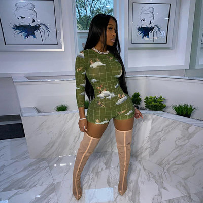 women transparent sexy bodysuits fitted ladies long sleeve jumpsuits women sports set 2020 fitness clothing
