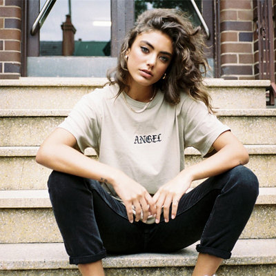 new design women T-Shirt Streetwear Casual Loose Tops  fashion letter Tees
