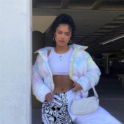 2021  Summer New  women casual pants new fashion print high waist wide leg pants Haren street slacks
