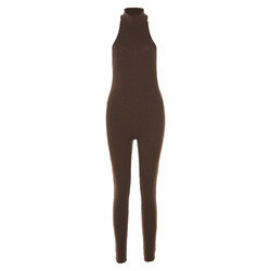 women summer high waist tight one-piece yoga set backless sleeveless sportswear solid color casual jumpsuits