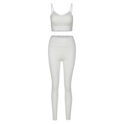 Sportswear Elastic Band Sports Bra Legging Two Piece Yoga Suit Fitness Women Yoga Wear