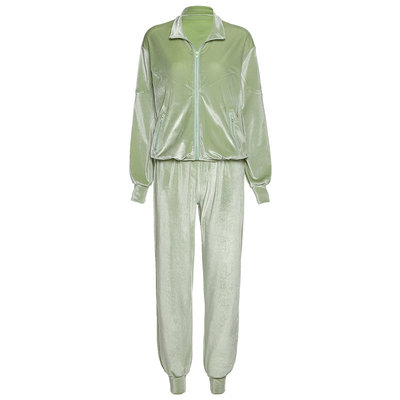 New arrivals fashion long sleeve sports wear women sweatwear yoga pants and hoodie coat ladies loose tracksuits 2 piece yoga set