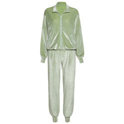 New arrivals fashion long sleeve sports wear women sweatwear yoga pants and hoodie coat ladies loose tracksuits 2 piece yoga set