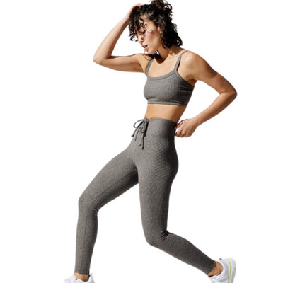 Hot Sales Women Seamless High Waist sports Leggings And Yoga Bra Suit Open Back Yoga Sets Fitness Spaghetti Strap Sportswear