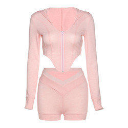 High Waist Sports Seamless Activewear Girls Fitness  Long Sleeve