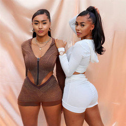 High Waist Sports Seamless Activewear Girls Fitness  Long Sleeve