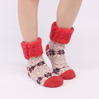Wholesale new women house Indoor Cozy Non Slip slipper socks Winter home Floor sock Ankle widened Socks