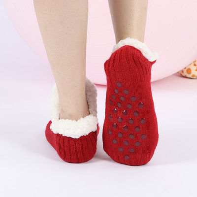 new arrival adult warm soft thick house shoes cosy home sleep floor fuzzy slipper women winter fluffy socks