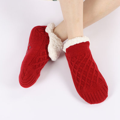 new arrival adult warm soft thick house shoes cosy home sleep floor fuzzy slipper women winter fluffy socks