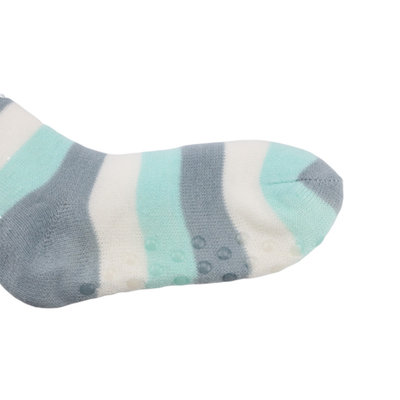 Breathable Fresh Strip Warm Socks Faux Fur Winter Women  Anti Slip