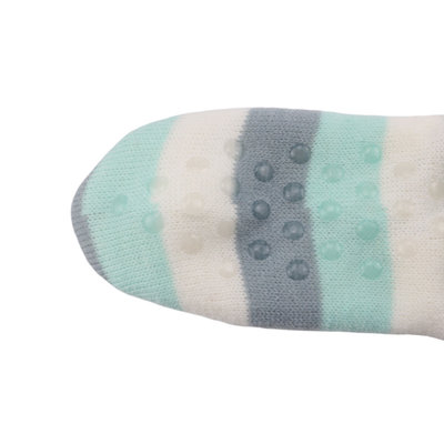 Breathable Fresh Strip Warm Socks Faux Fur Winter Women  Anti Slip