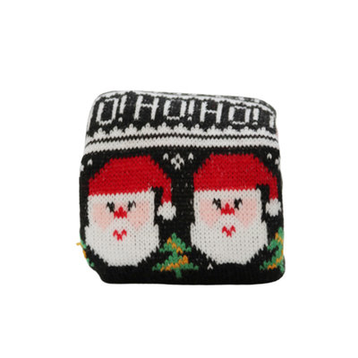 Microfiber Polyester Ladies Slipper Socks Santa Claus Fluffy Fuzzy