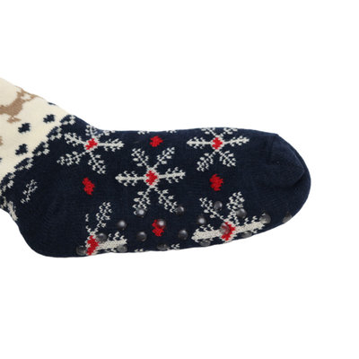 Winter Fleece Lining Ladies Slipper Socks  Indoor  Fuzzy  Knitted
