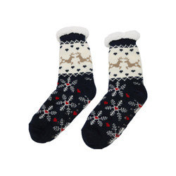 Winter Fleece Lining Ladies Slipper Socks  Indoor  Fuzzy  Knitted