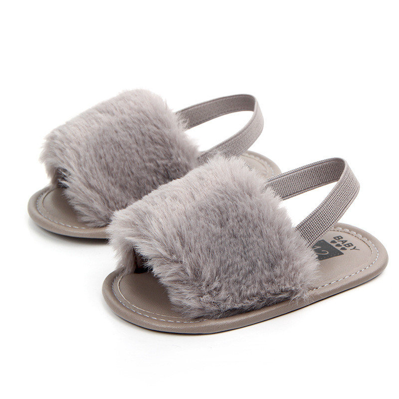 Soft Bottom Slipper Shoes Breathable Baby  Simple Elastic Band Sandals