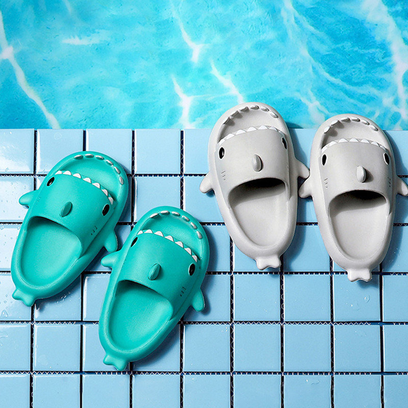 Funny Indoor Children Slipper Shoes Summer Shark  Cute Cartoon