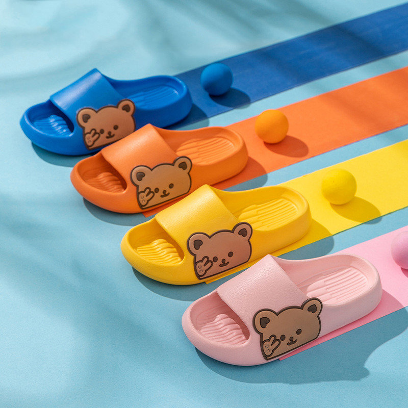 Cute Cartoon Animals Kids Beach Shoes  Unisex Children Sandals