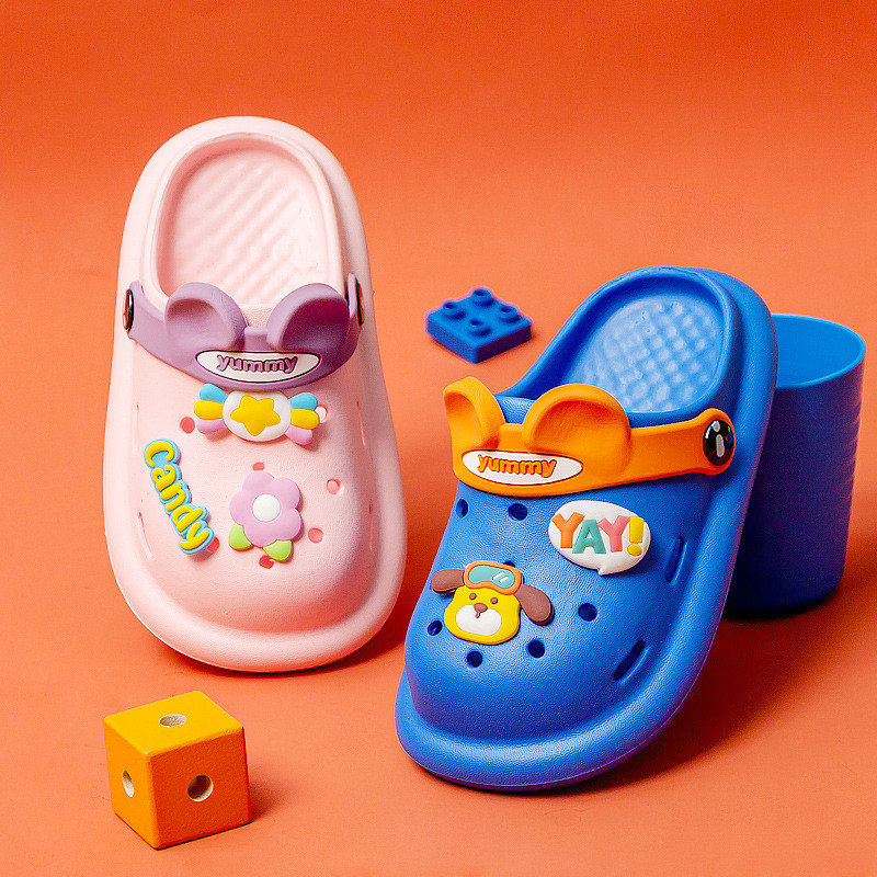 Cute Cartoon Children Slipper Shoes Summer Outdoor Non Slip