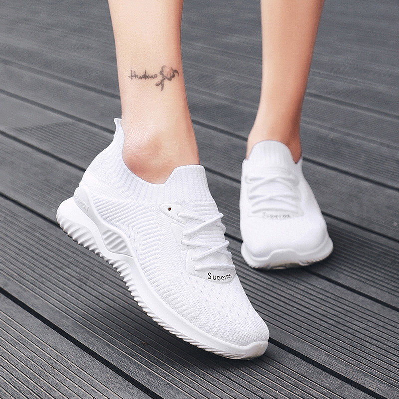 Breathable Women Casual Flat Shoe Outdoor Sports Fitness Walking