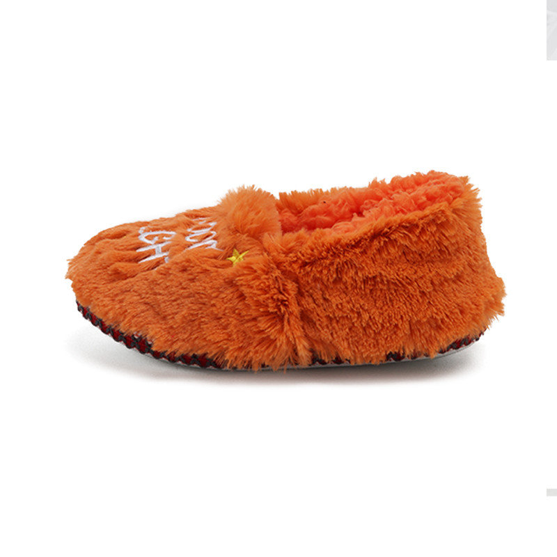 Winter Kids Lovely Slippers Coral fleece Girl Boys fluffy house Indoor Shoes Warm Children embroidery Slipper