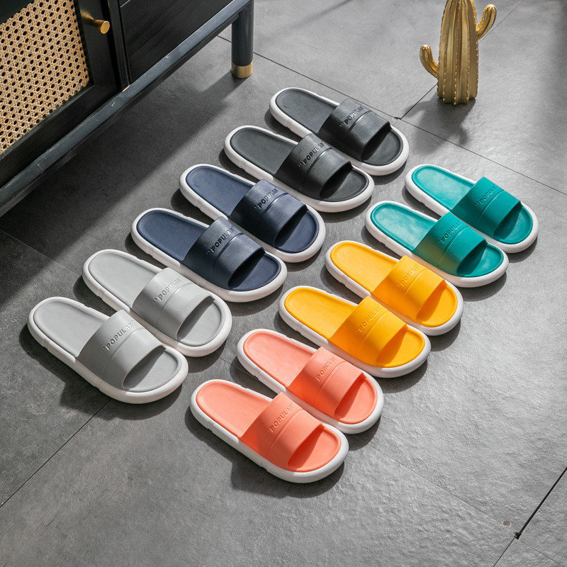 New simple and fashionable sandals for summer outdoor non-slip soft bottom Wear-resistant couples wear slippers