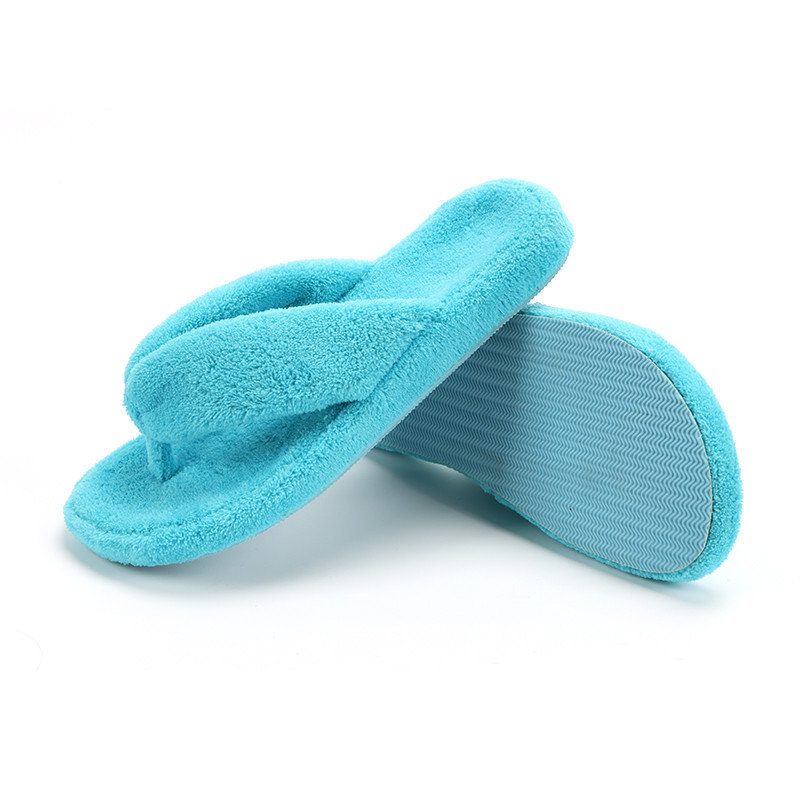 ladies winter Fashion slippers Women Home Faux Fur Warm Shoes Flat Female fluffy Flip Flops