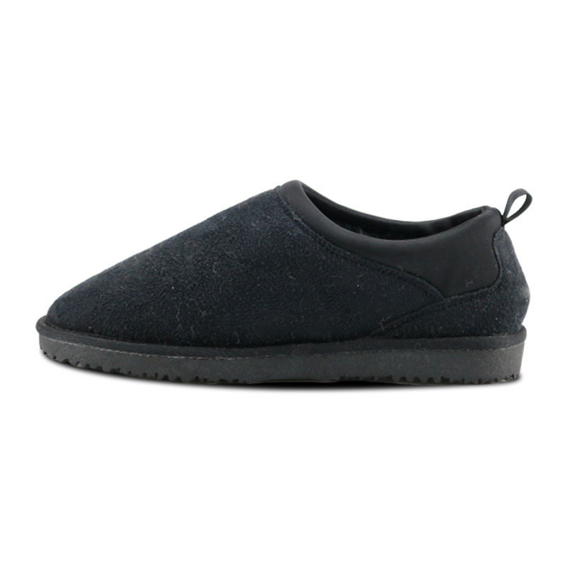 men Winter Warm Fluffy Slippers faux suede plush house indoor and outdoor slippers