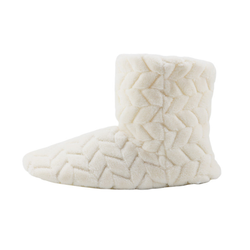 Warm Winter Faux Fur Lined Indoor Slipper Female House Indoor Slipper Boot