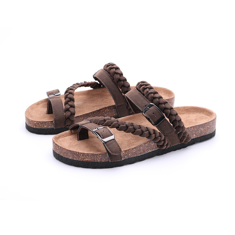 Classic Summer Beach Shoes Contracted Soft  Wood Soles  Comfortable