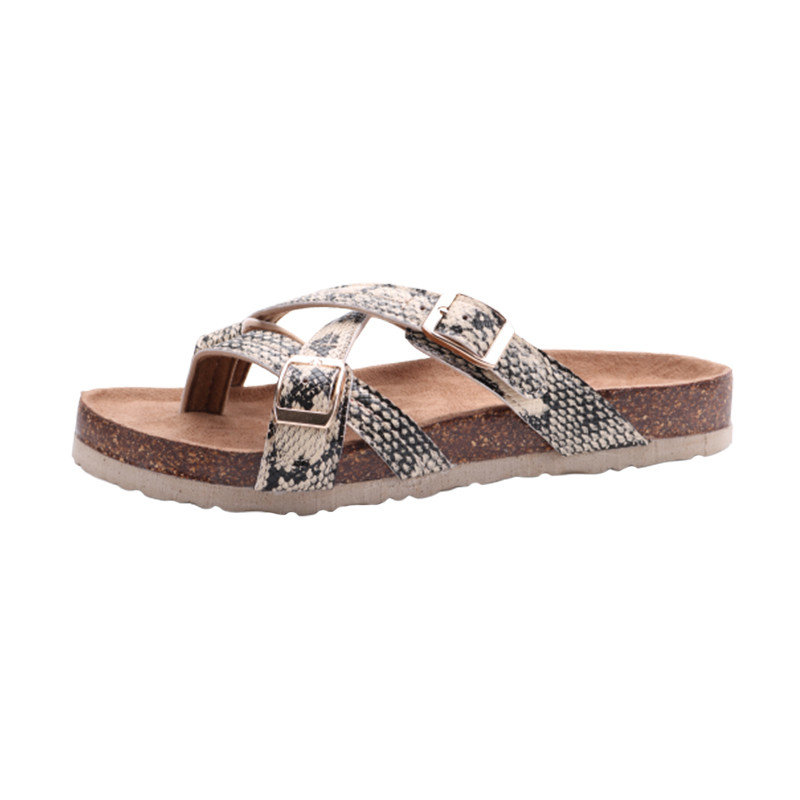 fashion design ladies Beach sandals tpr sole causal women wood slippers summer soft wood flip flops rubber slide sandals