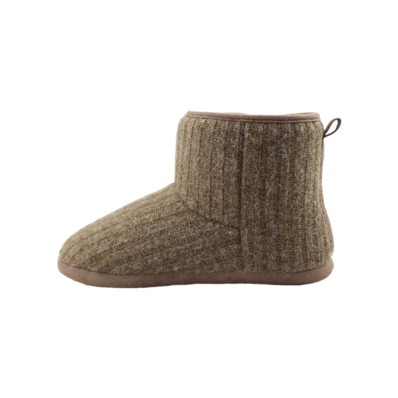 Soft Rubber Sole Women Winter Snow Boots Round Flat Solid Pattern
