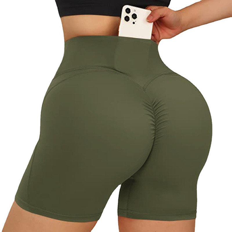 Wholesale Summer Workout Tights Cross Waist running fitness Hip Lift pants women gym shorts 2022 Yoga Leggings