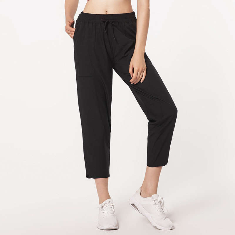 2021 Summer New Fashion Pants Lightweight Quick-drying sportswear Loose Running Fitness Lace-up Yoga Pants trousers women